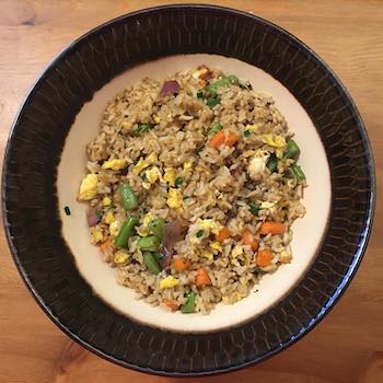 Vegetable fried rice | Papa Kwan